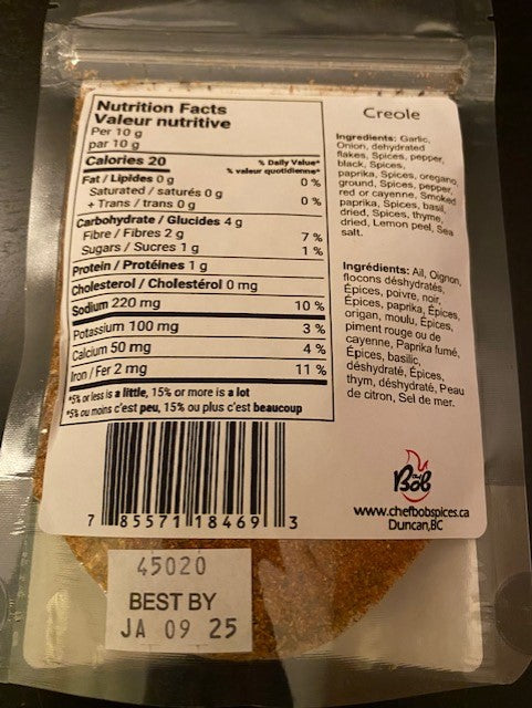 Creole – Chef Bob Spices