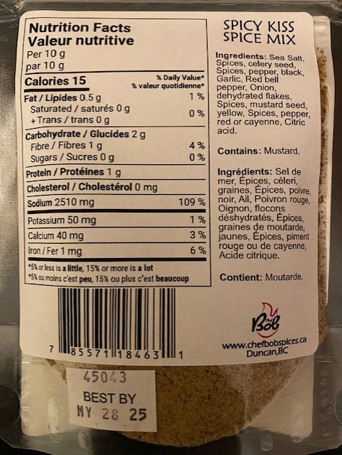 Spicy Kiss – Chef Bob Spices